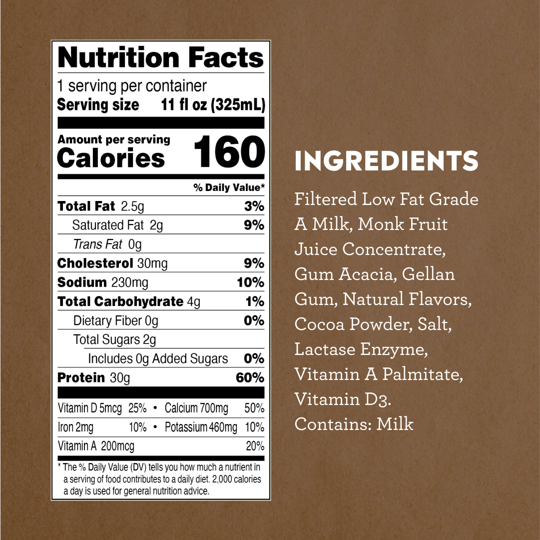 Ultra-Filtered A2 Chocolate Protein Shake - Pioneer Pastures