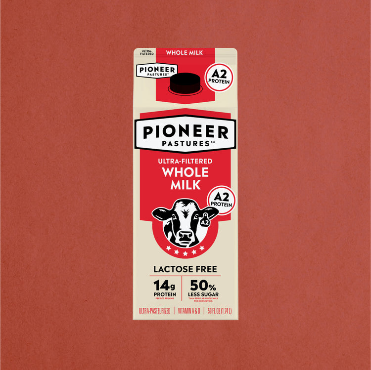 Ultra-Filtered A2 Whole Milk - Pioneer Pastures