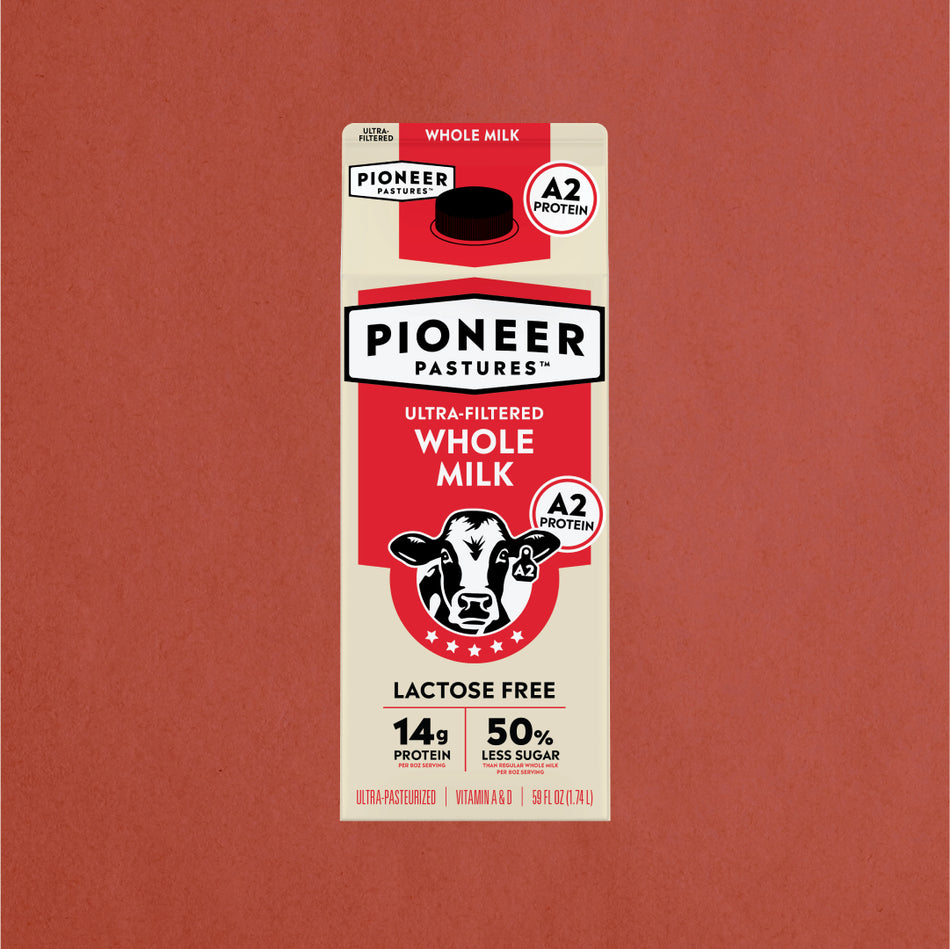 Ultra-Filtered A2 Whole Milk - Pioneer Pastures