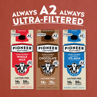 Ultra-Filtered A2 Whole Milk - Pioneer Pastures