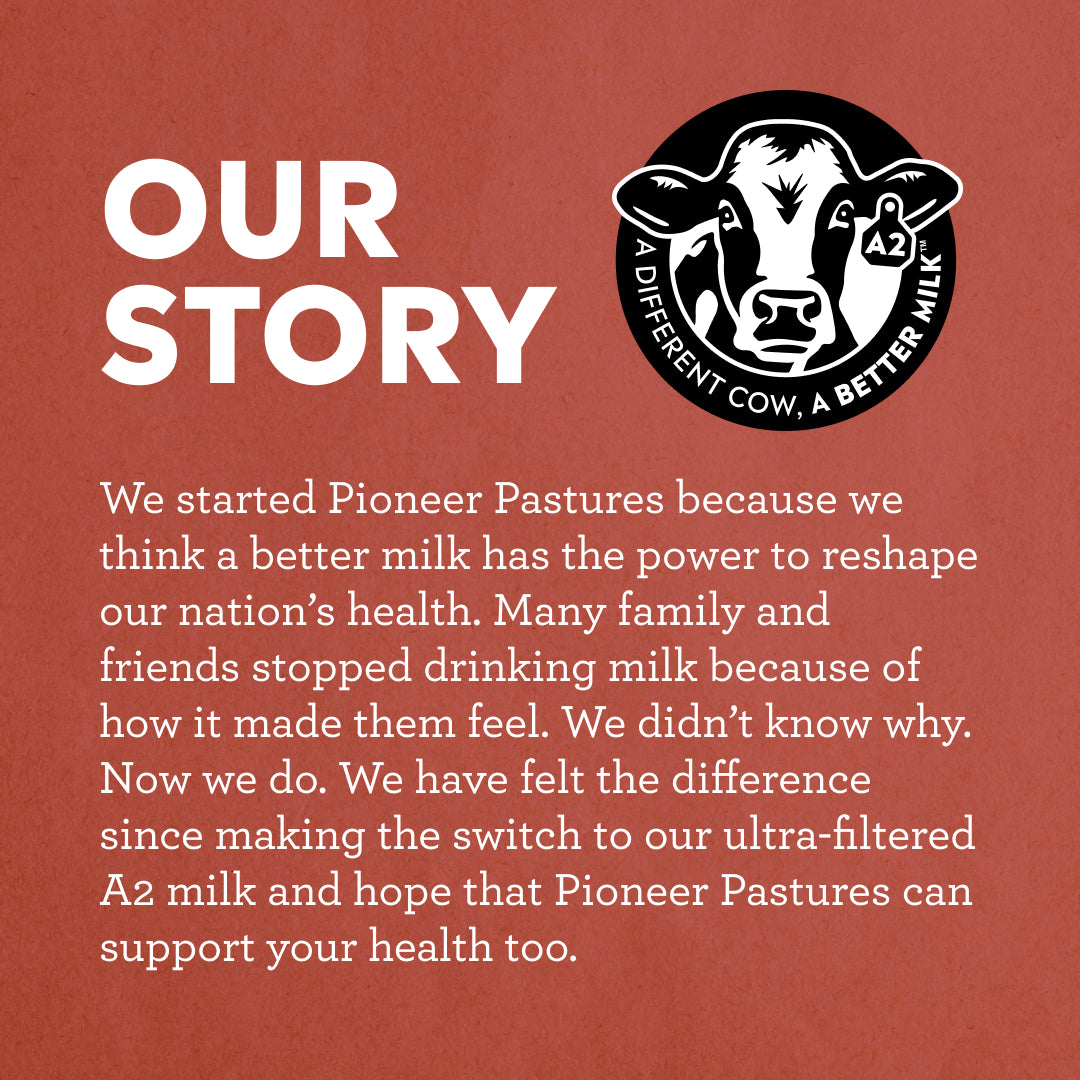 Ultra-Filtered A2 Whole Milk - Pioneer Pastures